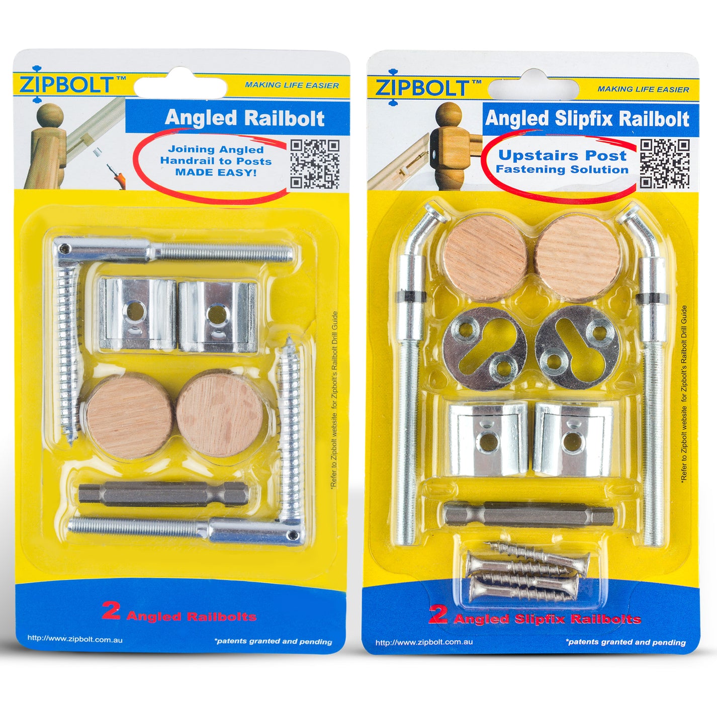 11.560 Angled Railbolt + 13.960 Angled Slipfix Railbolt — Angled Stair ...