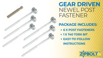 14.110 Super UT Newel Post Fastener — Quick and Easy Wrench-Free Insta ...