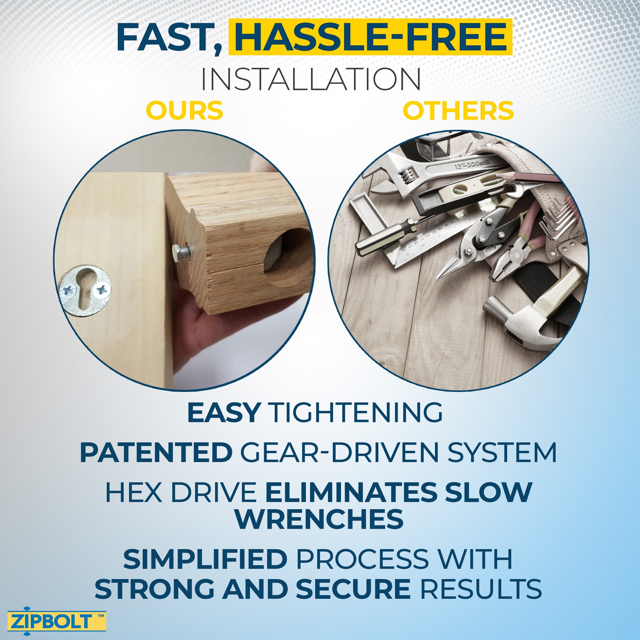 13.810 Slipfix Railbolt Handrail to Newel Post Connector — Easily Fast ...