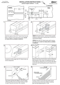 11.560 Angled Staircase Railbolt – Zipbolt