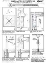 14.110 Super UT Newel Post Fastener — Quick and Easy Wrench-Free Insta ...
