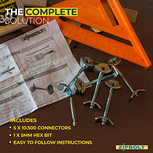 10.500 Countertop Connector — Joint Connector Drawbolt for Joining Cou ...
