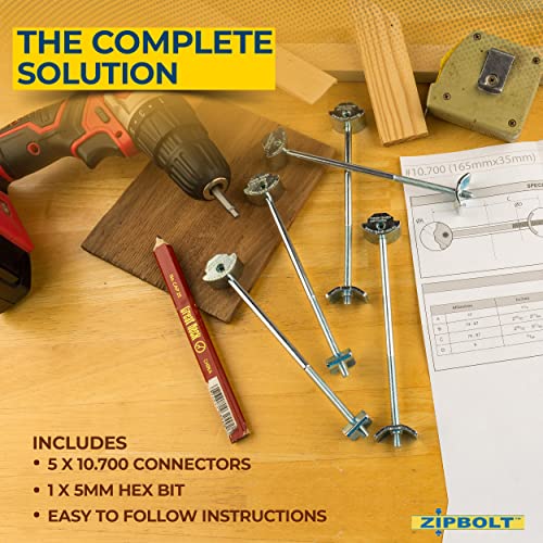 10.700 Countertop Connector — Joint Connector Drawbolt for Joining Cou ...