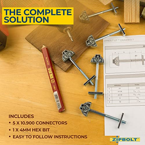 10.900 Countertop Connector — Joint Connector Drawbolt for Joining Cou ...