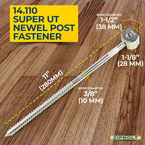 14.110 Super UT Newel Post Fastener — Quick and Easy Wrench-Free Insta ...