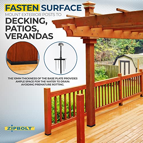 17.800 XT Exterior Post Anchor - for Anchoring Surface Mount Exterior ...