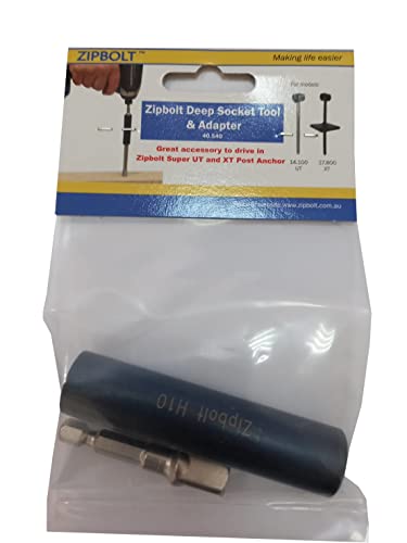 40.540 Deep Socket Driver - 10mm Accessory for 14.110 Super UT – Zipbolt