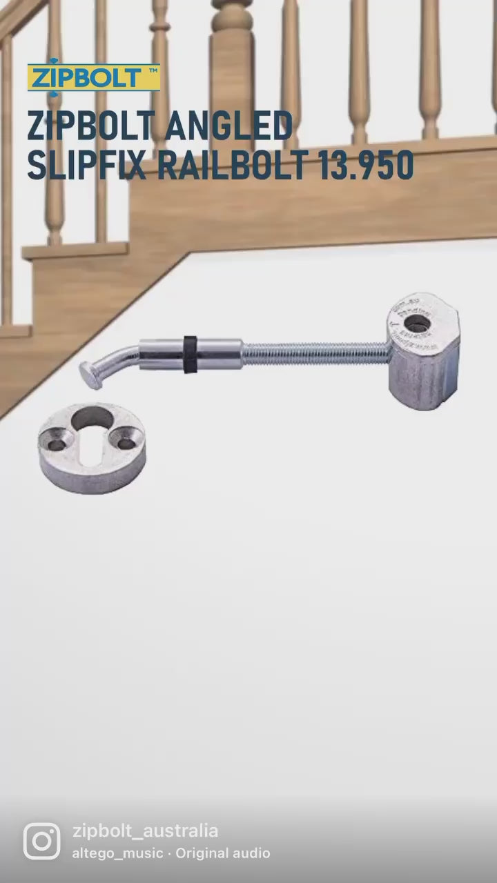 13.960 Angled Slipfix Railbolt Handrail to Newel Post Connector — Conn ...