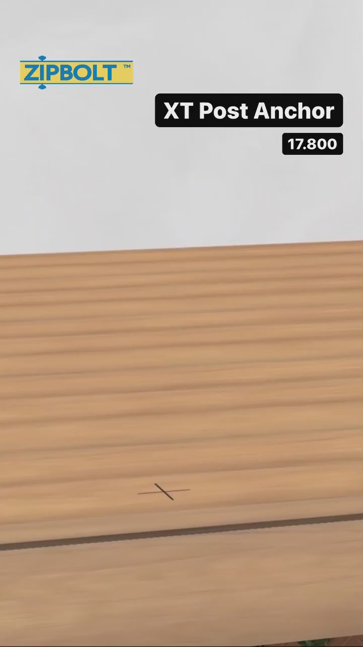 17.800 XT Exterior Newel Post Anchor - for Anchoring Surface Mount Ext ...